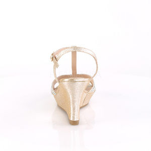 Shoes | Shimmer Rhinestone Wedge Platform Sandal Shoes | Poshmark